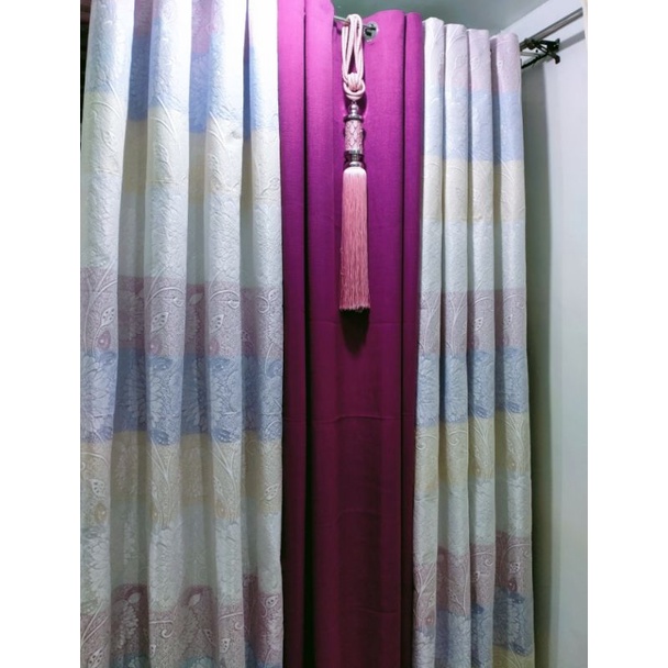 SALE!sold per set korean curtain | Shopee Philippines