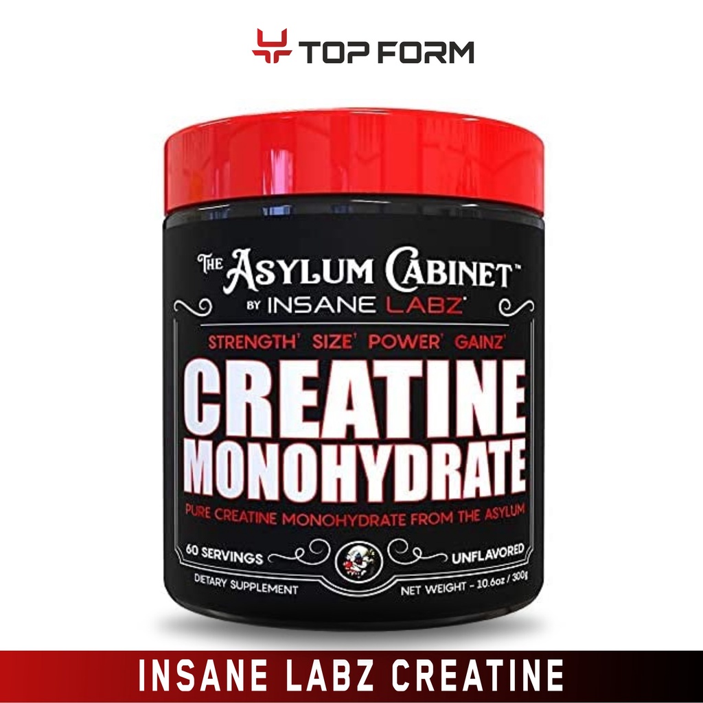 Insane Labz Insane Creatine Monohydrate Powder - Unflavored 60 servings ...