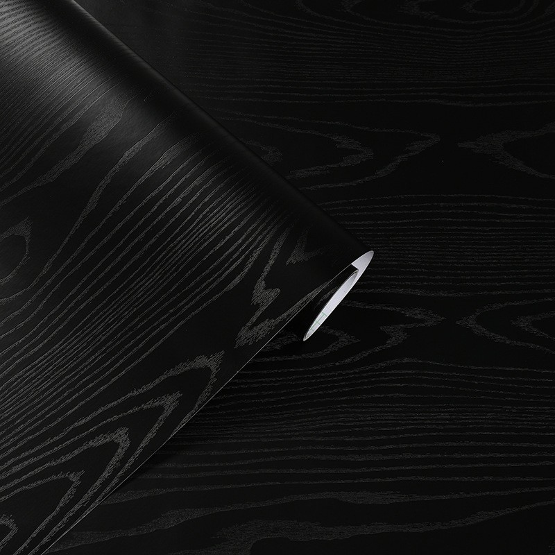 3D Black Wood Wall Sticker Table/ Door/ Cabinet/ Furniture Renovation ...