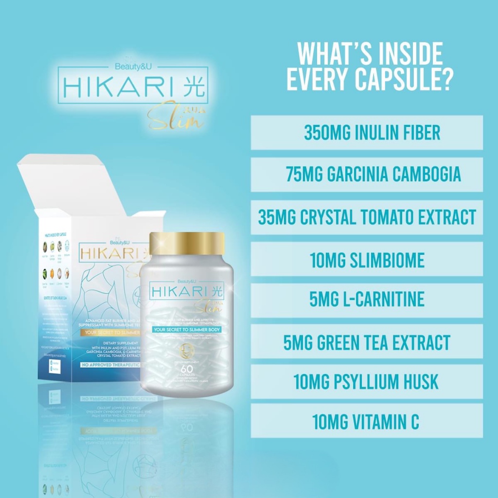 Hikari Slim / Hikari Gluta Ultra by Beauty&U | Shopee Philippines