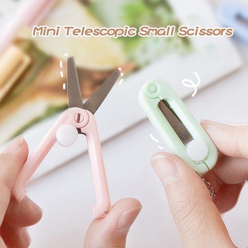 Creative Mini Folding Scissors Portable Morandi Paper-Cutting Art Tool ...