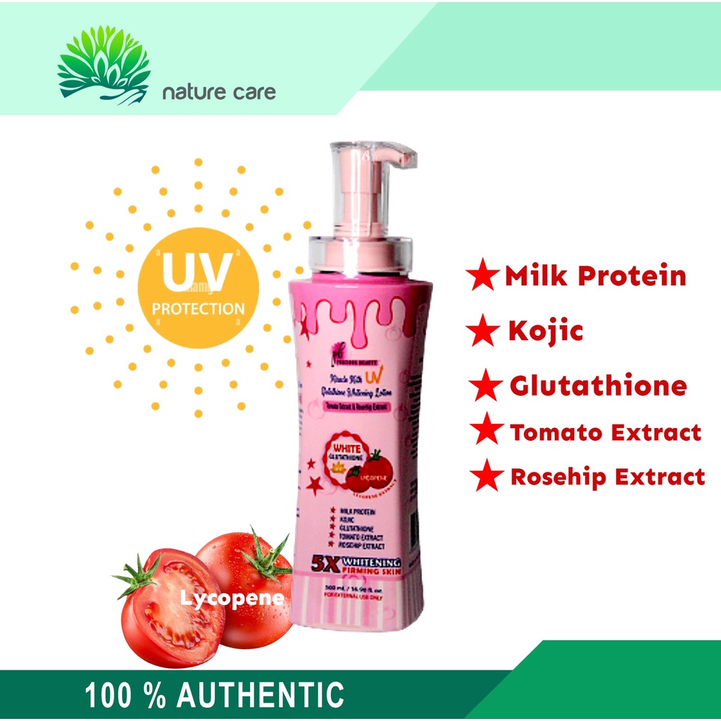 PB Miracle Milk UV Tomato Extract & Rosehip Extract 5x Whitening Lotion ...