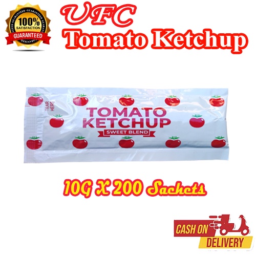 Tomato Ketchup / UFC / 1 Box = 10g x 200 sachets | Shopee Philippines