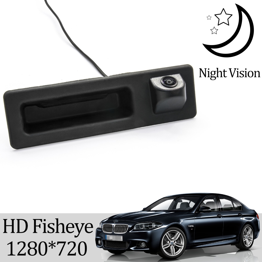 HD 720P Rear View Trunk Handle Camera For BMW 5 Series F10 F11 M5 GT ...