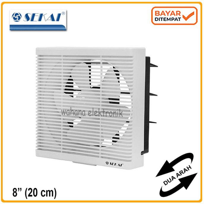 Sekai WEF-890 Wall Exhaust /Exos / Exhaust Wall Fan 8 "20 cm) | Shopee ...
