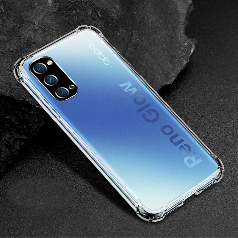 Casing OPPO Reno5 5G Shockproof Transparent TPU For OPPO Reno 5 4 3 Pro ...