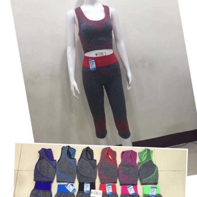 Zumba sports Terno tokong outfit | Shopee Philippines