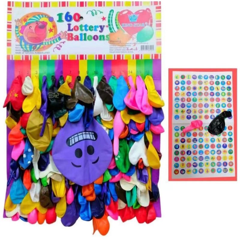160PCS LOTTERY BUNOT BALLOON | Shopee Philippines