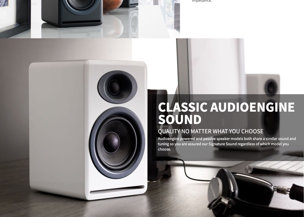 Audioengine P4 Passive Bookshelf Satin Speaker | Shopee Philippines