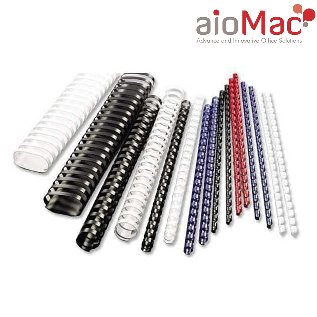 Plastic Comb Ring Binder Long Size Pack 28pcs 20mm 51mm Shopee 