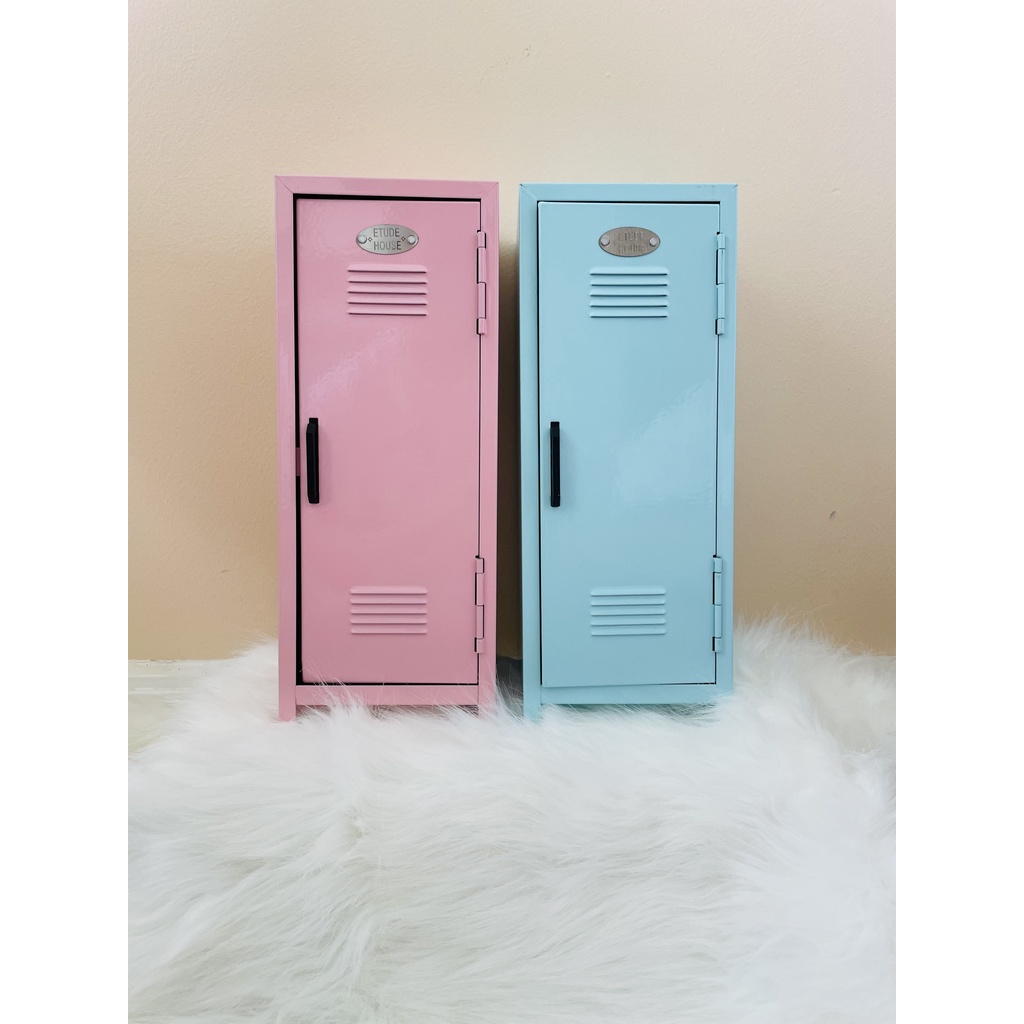 Mini Locker Kpop table decor cute display Organizer with FREE Heart ...