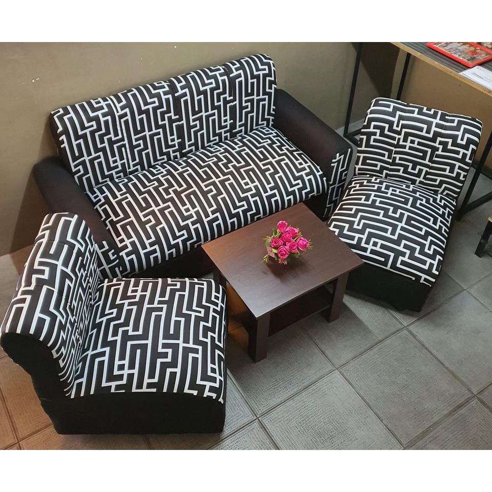 SALA SET WITH CENTER TABLE(FREE DELIVERY NCR ONLY) | Shopee Philippines