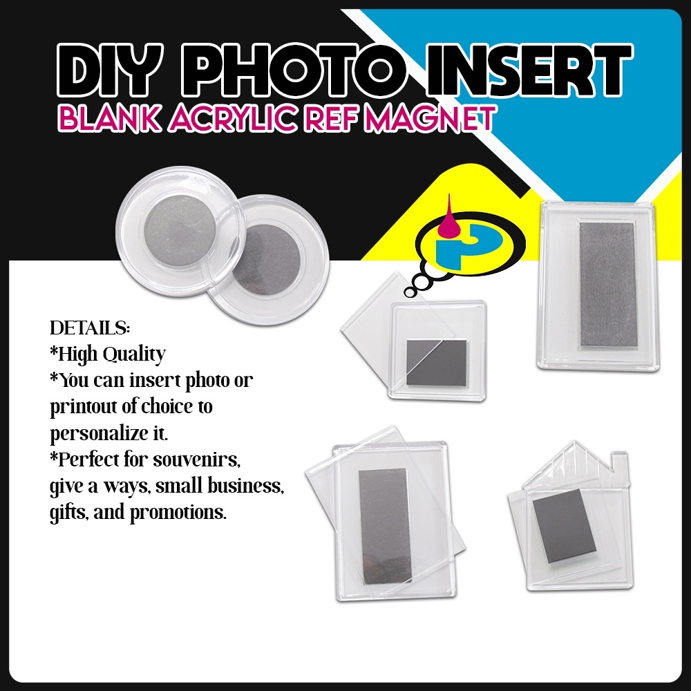 Acrylic Ref Magnetic Souvenirs and Giveaways Rectangular size square ...