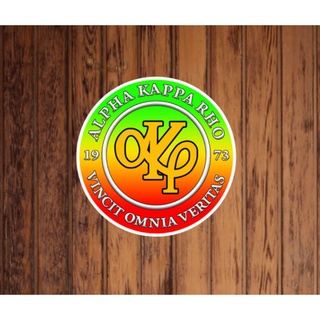 Alpha Kappa Rho Logo Vinyl Sticker Akrho Skeptron Logo Sticker ...