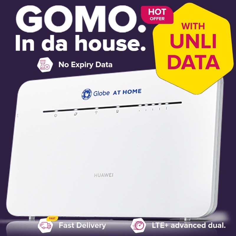 GOMO UNLI DATA Huawei B535-932 CAT7 LTE+ advanced 4G+ Modem Globe at ...