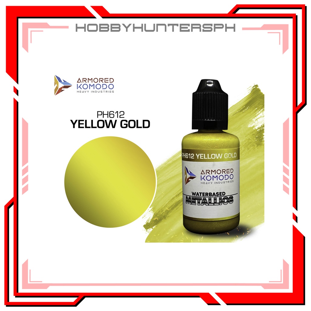 ArKom: PH612 Yellow Gold Waterbased Acrylic Paint Armored Komodo ...