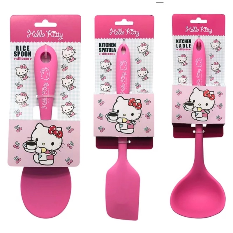 Hello Kitty Silicone Kitchen Utensils | Shopee Philippines