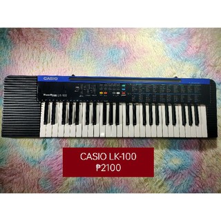 CASIO LK-100, CASIO PIANO KEYBOARD, 2NDHAND | Shopee Philippines