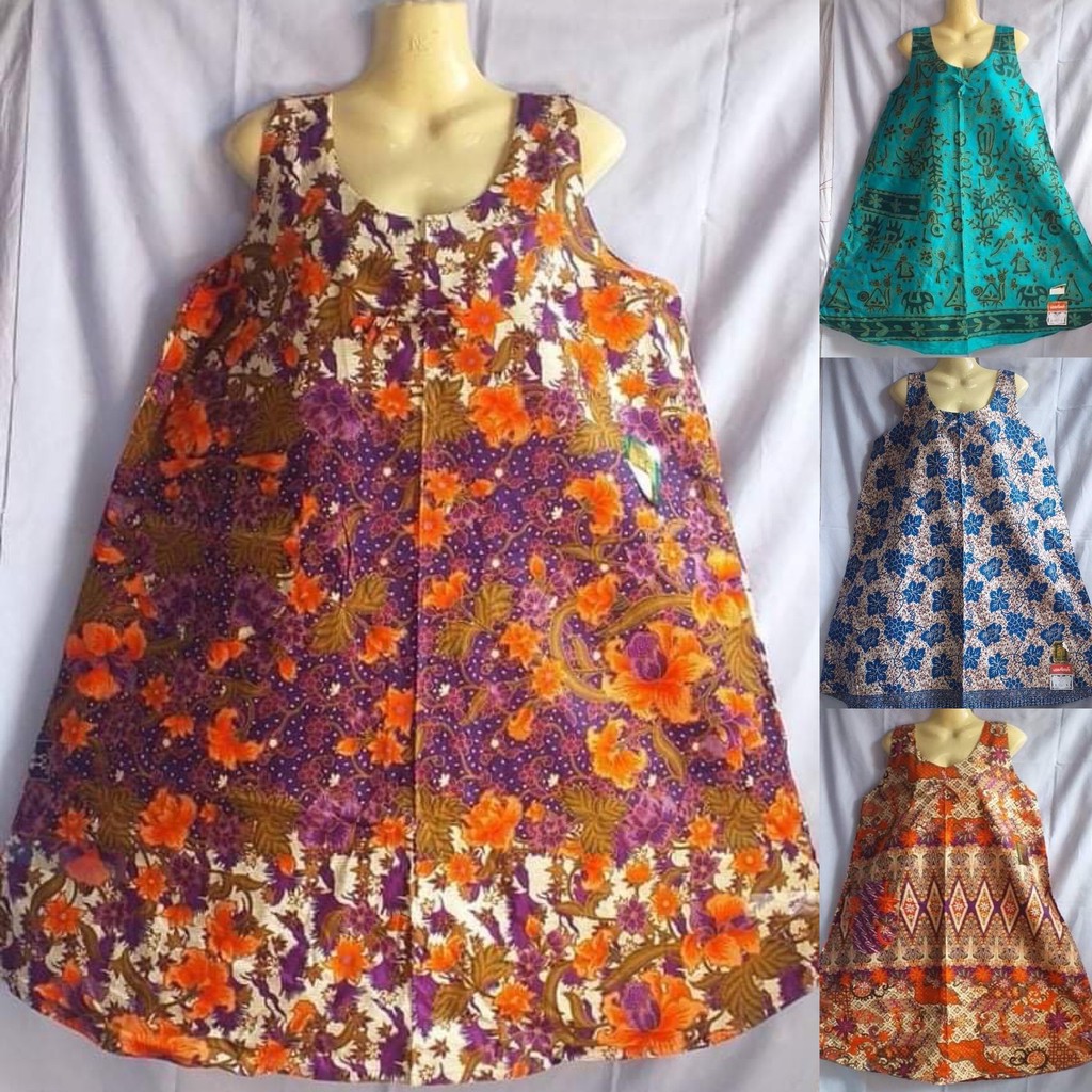 PK004 (ORIGINAL BATIK) Thailand Batik Duster Balloon Pambahay Pantulog ...