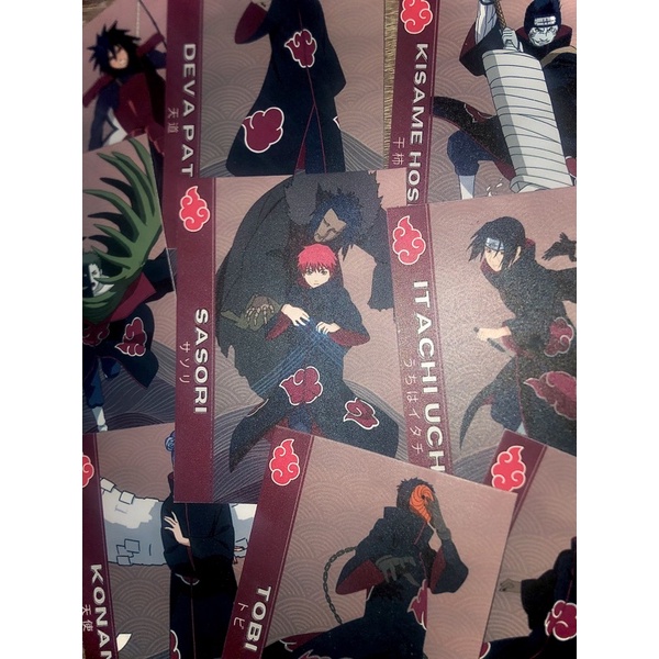 Naruto Shippuden AKATSUKI (Photocard/PVC) | Shopee Philippines