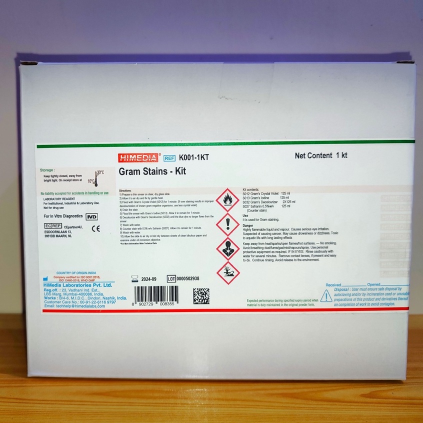 HIMEDIA Gram Stain Kit Set | Shopee Philippines