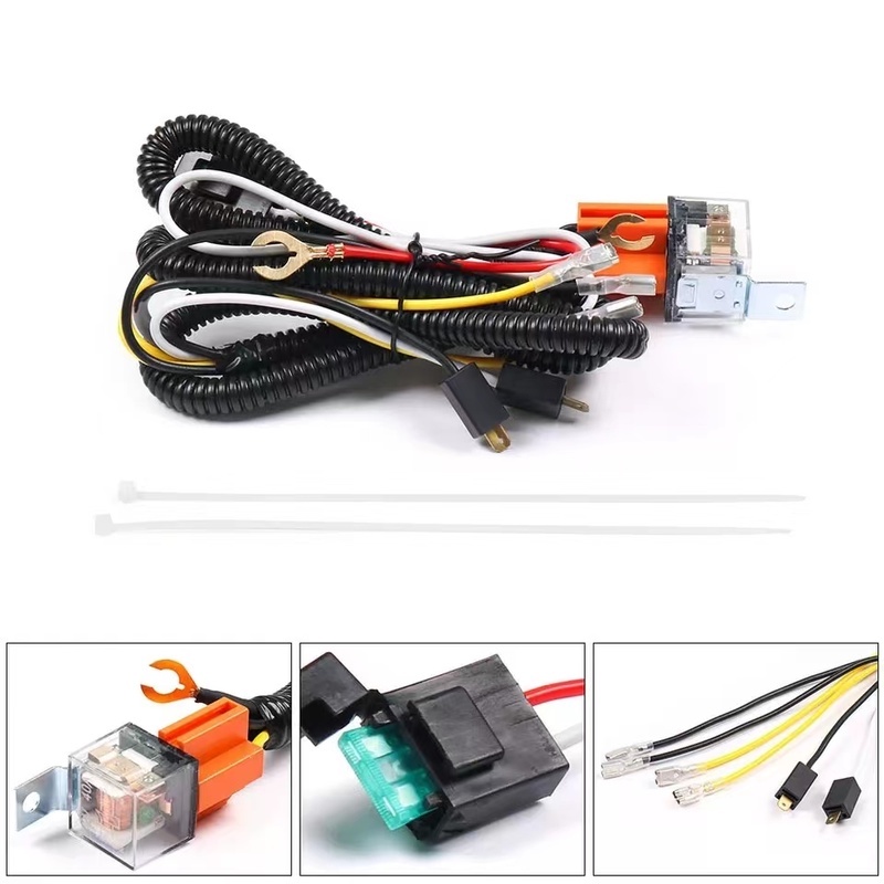 Horn & Mini Driving Light Wiring Harness Relay Kit | Shopee Philippines