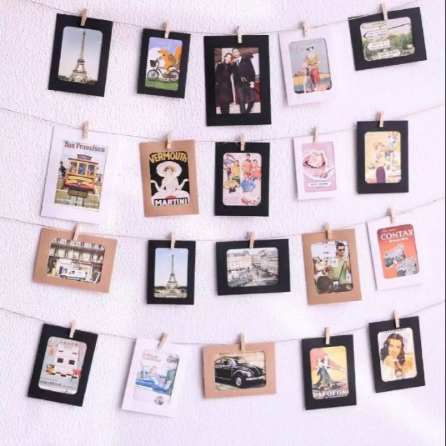 10 pcs hanging photo frame picture frame display modern home for 4r ...