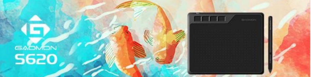 GAOMON S620 OSU Tablet 6.5 inch Digital Drawing Tablet 8192 Battery ...