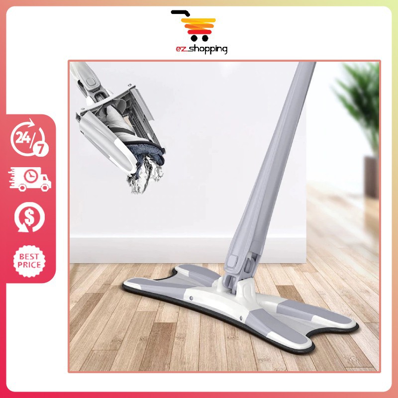 Mop with spinner spin mop floor mop Mop Self Squeeze X Type With ...