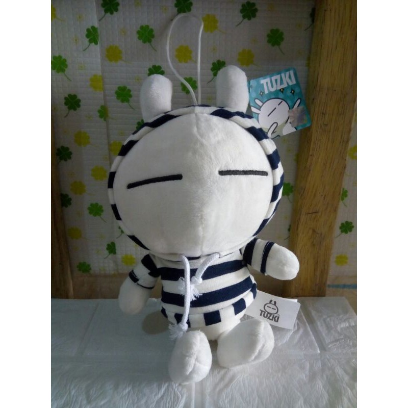 "Tuzki" White Rabbit with Hoodie Stuffed Toy Plush | Shopee Philippines