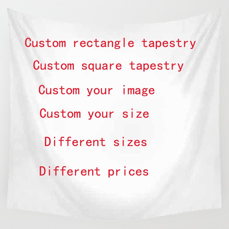custom tapestry different sizes large middle small square and rectangle ...