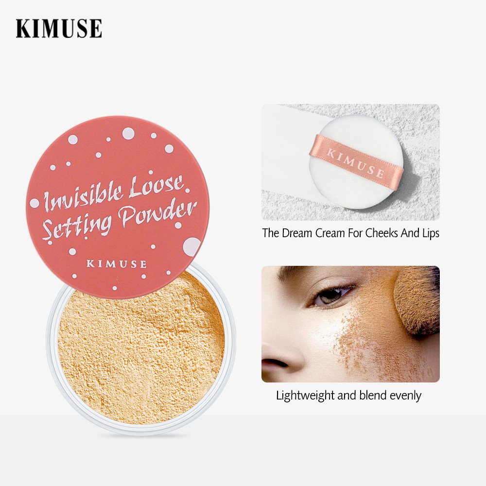 KIMUSE 4 Colors Waterproof Loose Powder Skin Finish Powder | Shopee ...