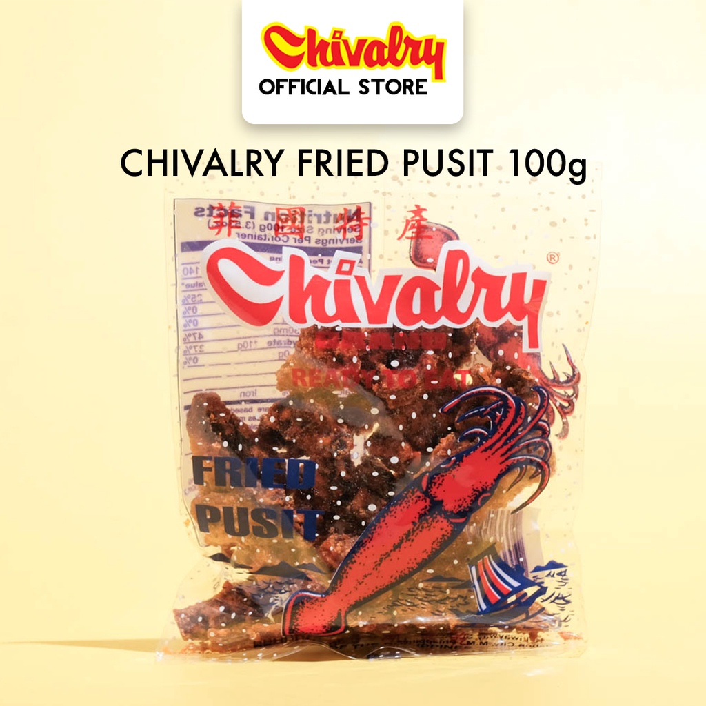 Chivalry Fried Pusit 100g | Shopee Philippines