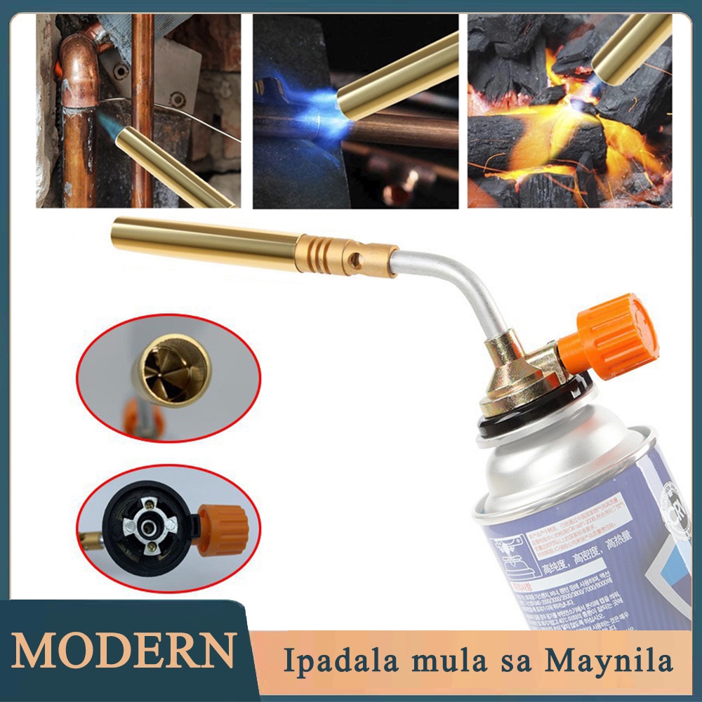 Gas Torch Butane Welding Gun Burner Kitchen Torch BBQ Camping Flame ...