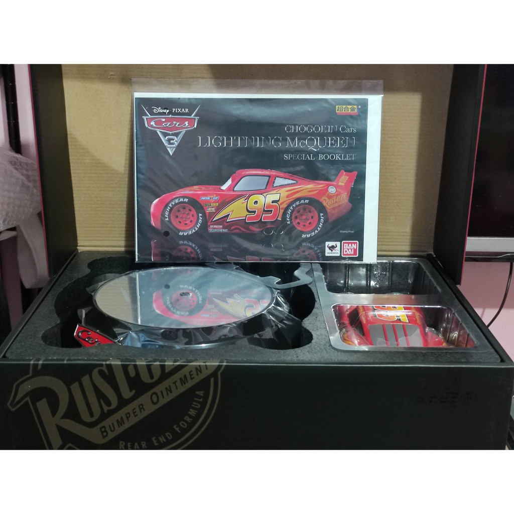 Bandai 2017 Chogokin Disney Pixar Cars 3 Lightning McQueen 1:18 Scale ...