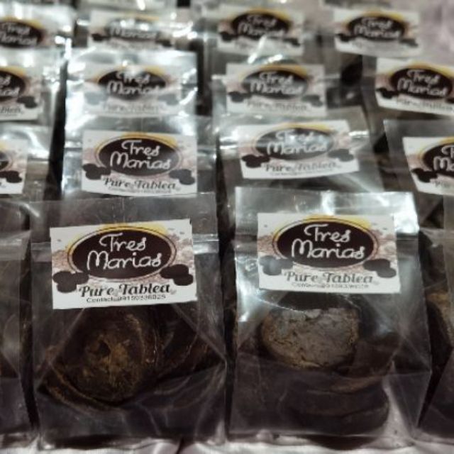 (1 dozen) TRES MARIAS PURE TABLEA FROM DAVAO CITY | Shopee Philippines