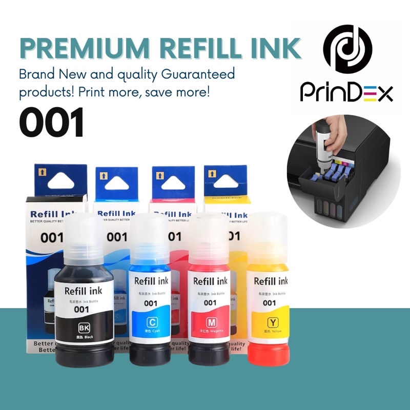Epson 001 Ink Premium Ink 001 For Epson L4150 L4160 L6160 L6170 L6190 ...