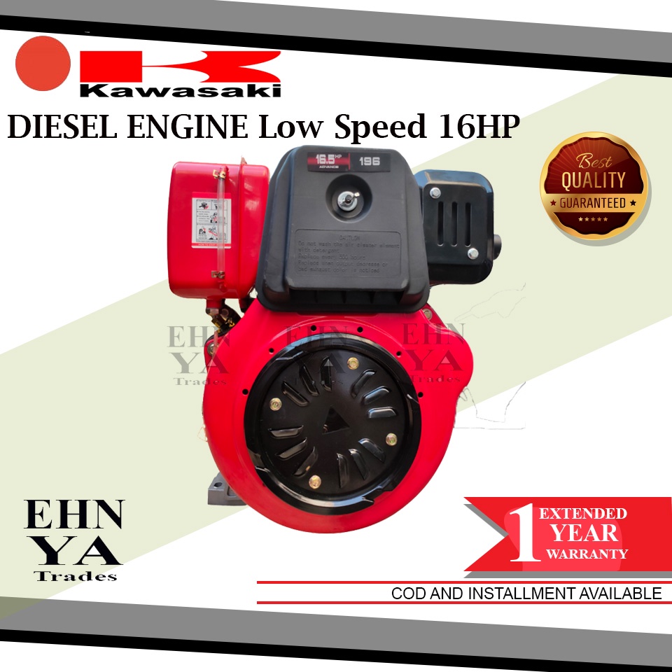 Kawasaki Diesel Engine 16 HP Low Speed | Shopee Philippines
