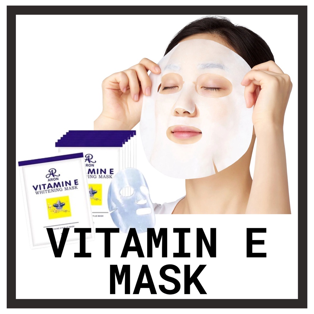 Original Aron Vitamin E Whitening Mask 30g Mask Whitening Skin Face ...