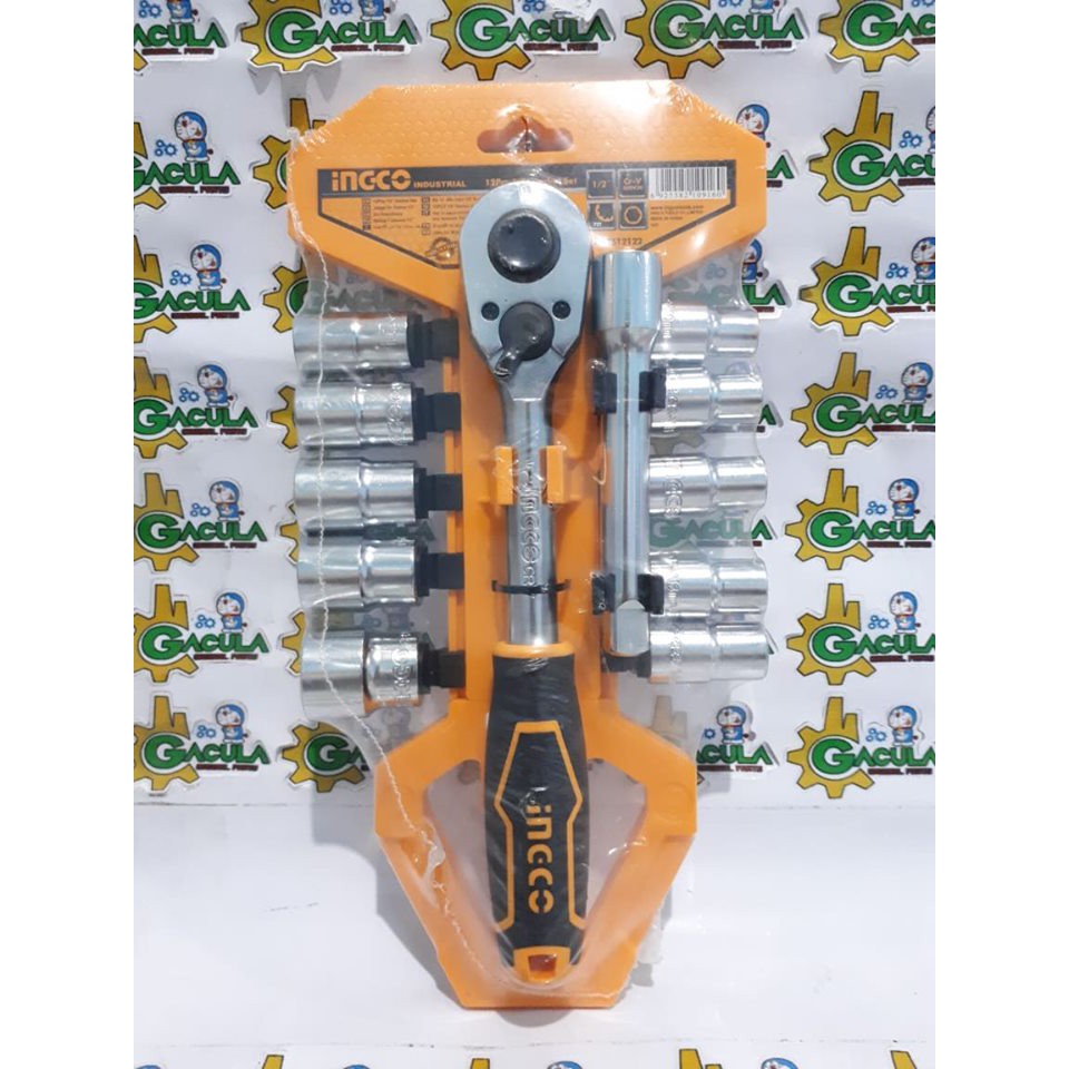 INGCO SOCKET SET 12-PC 1/2"50BV30 HKTS12122 | Shopee Philippines