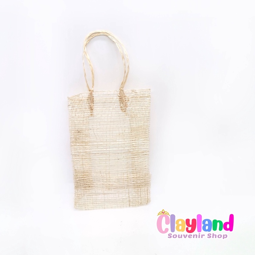 Abaca Bag /Sinamay Bag 3 x 1.5 x 4 in (LxWxH)Pouch for Souvenir ...