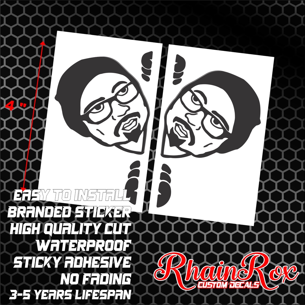 Ed caluag peeking sticker left right | Shopee Philippines