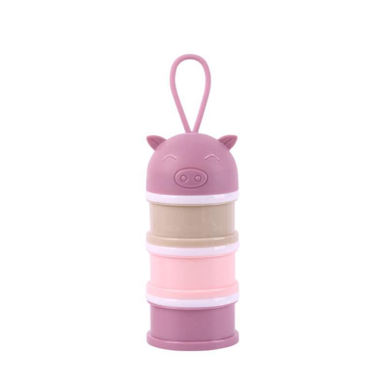 LUCKINMALL Cute 3 Layers Baby Milk Powder Container Feeding Milk Box ...