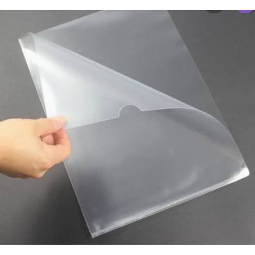 L-Type Transparent Folder 12pcs (A4 and Long) | Shopee Philippines