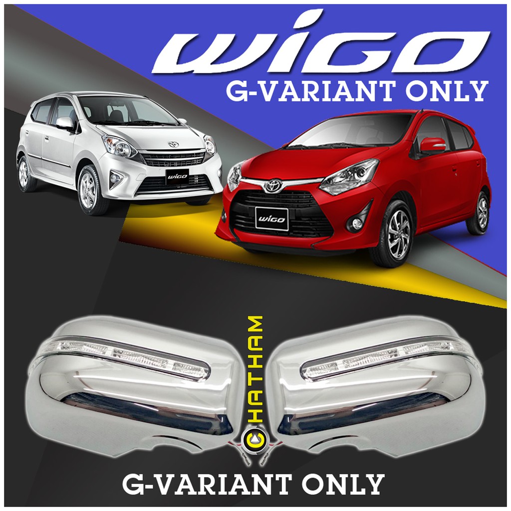 Side Mirror Cover with Signal for Toyota Wigo ( Variant G ) | Shopee ...
