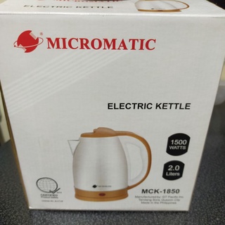MICROMATIC ELECTRIC KETTLE 2.0L MCK-1850 | Shopee Philippines