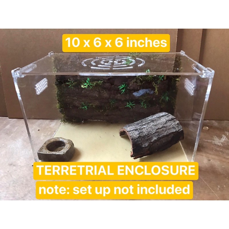 (LASER CUT) ACRYLIC CLEAR ENCLOSURE FOR EXOTIC PETS | Shopee Philippines
