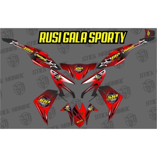 Rusi gala sporty full body decals, JRP design | Shopee Philippines