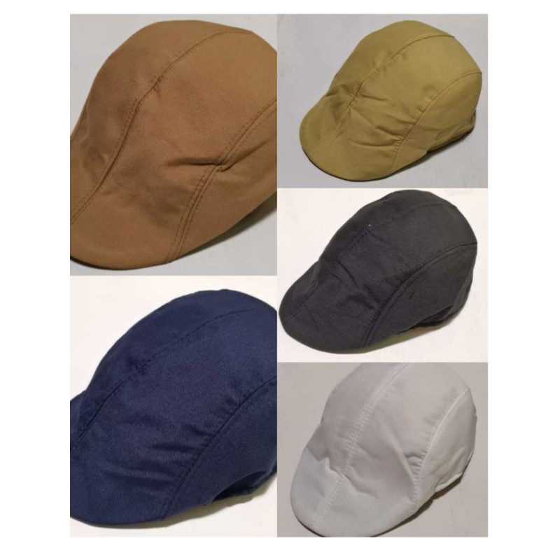 BRITISH GOLF FLAT PALOS HAT(plain) | Shopee Philippines