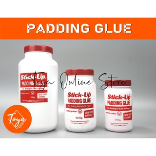Stick Up Padding Glue RED with FREE BRUSH (for DIY notepad ) | Shopee Philippines